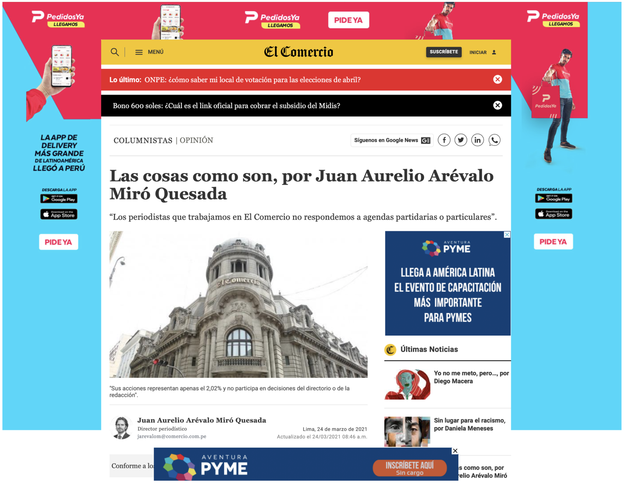 ¿ES EL FINAL DEL DIARIO EL COMERCIO? – ATENEO XAUXA